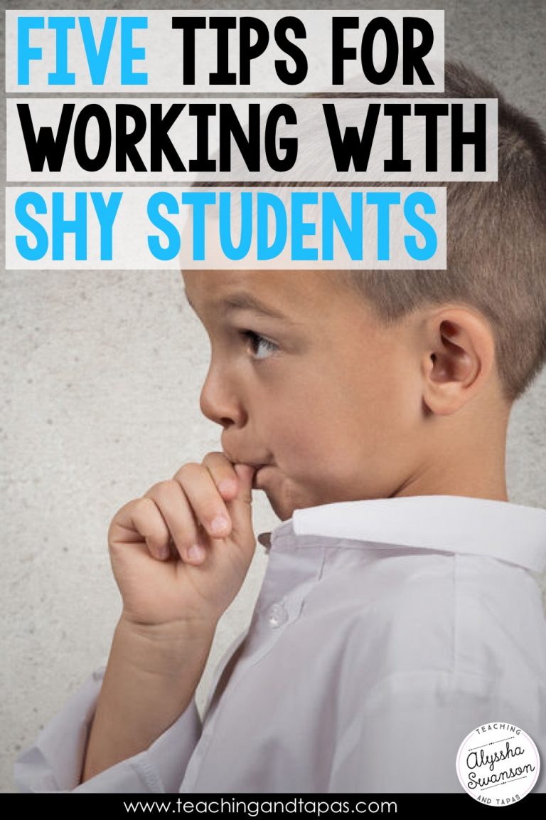 Five Tips for Working With Shy Students (Written By a Shy Teacher)