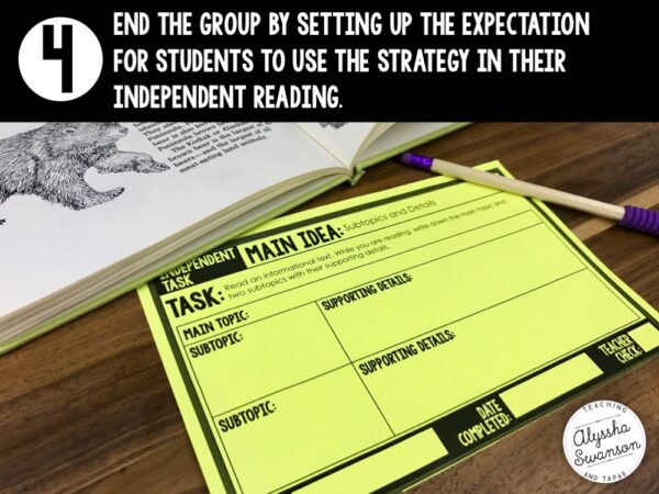 Reading Strategy Groups: Getting Started