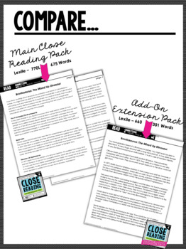 4th Grade Close Reading Passages – Informational Text **Add-On ...