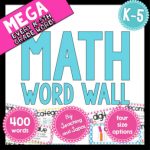 Math Word Wall (5th Grade)
