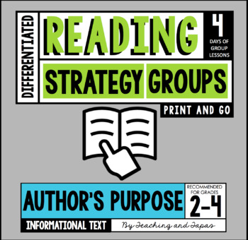 Reading Strategy Groups: Author’s Purpose