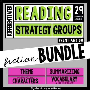 Reading Strategy Groups: Fiction BUNDLE