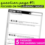 3rd Grade Close Reading Passages and Activities | LITERATURE | FICTION