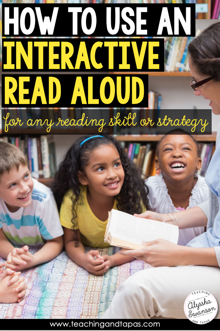 Interactive Read Aloud Lessons For ANY Reading Skill
