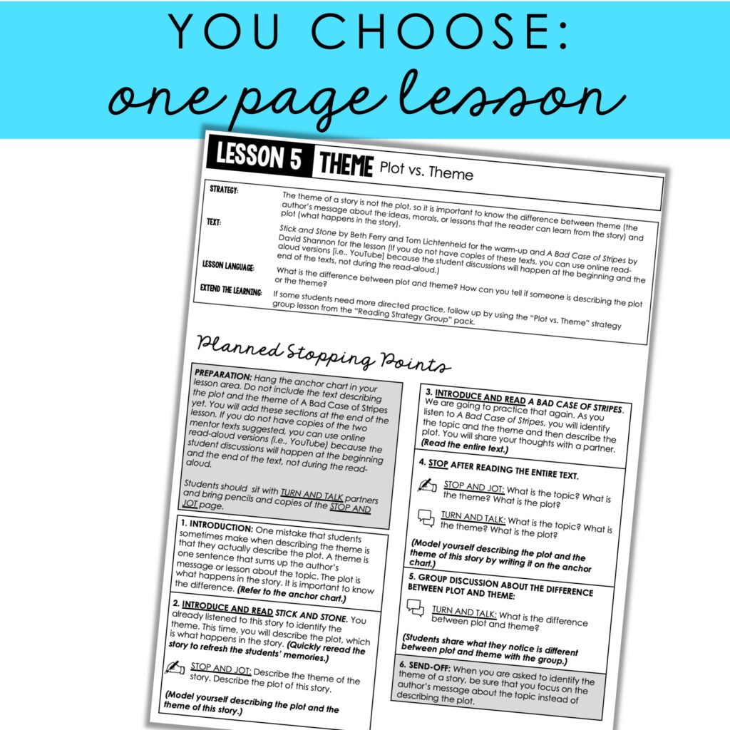 Interactive Read Aloud – THEME